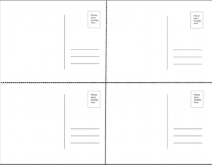 Postcards for Pen Pals - Free Download - Virtual Writing Tutor Blog