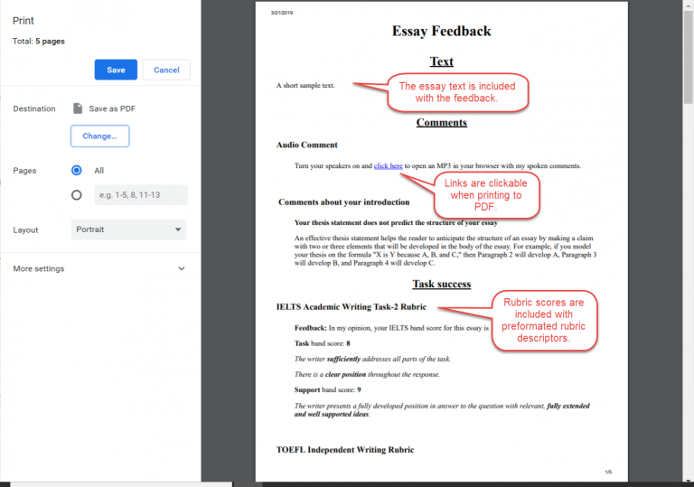 Essay Checker - Virtual Writing Tutor - free ESL grammar checker