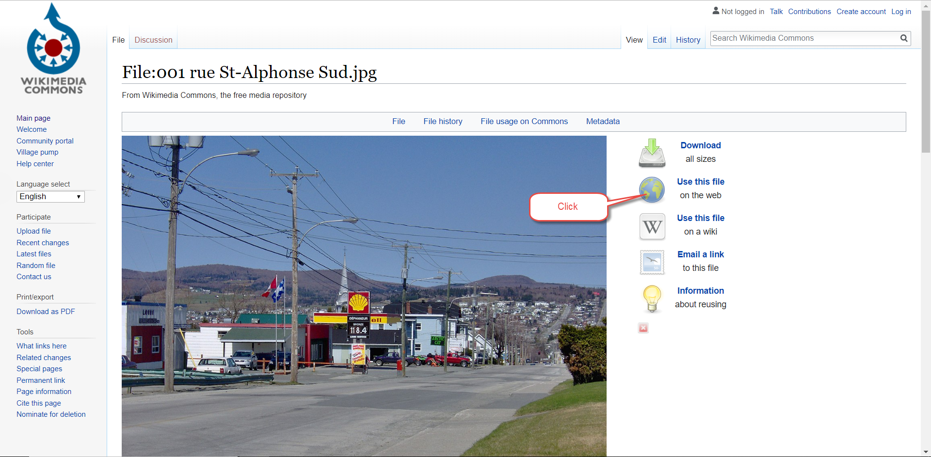 How can I insert an image into Blogger from Wikimedia Commons ...