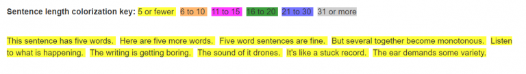 What are sentence length and sentence variance? - Virtual Writing Tutor ...