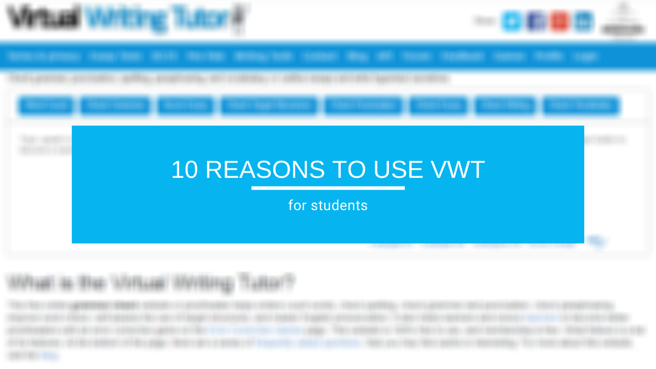 10 Reasons VWT Is The Best Grammar Checker For Students - Virtual ...